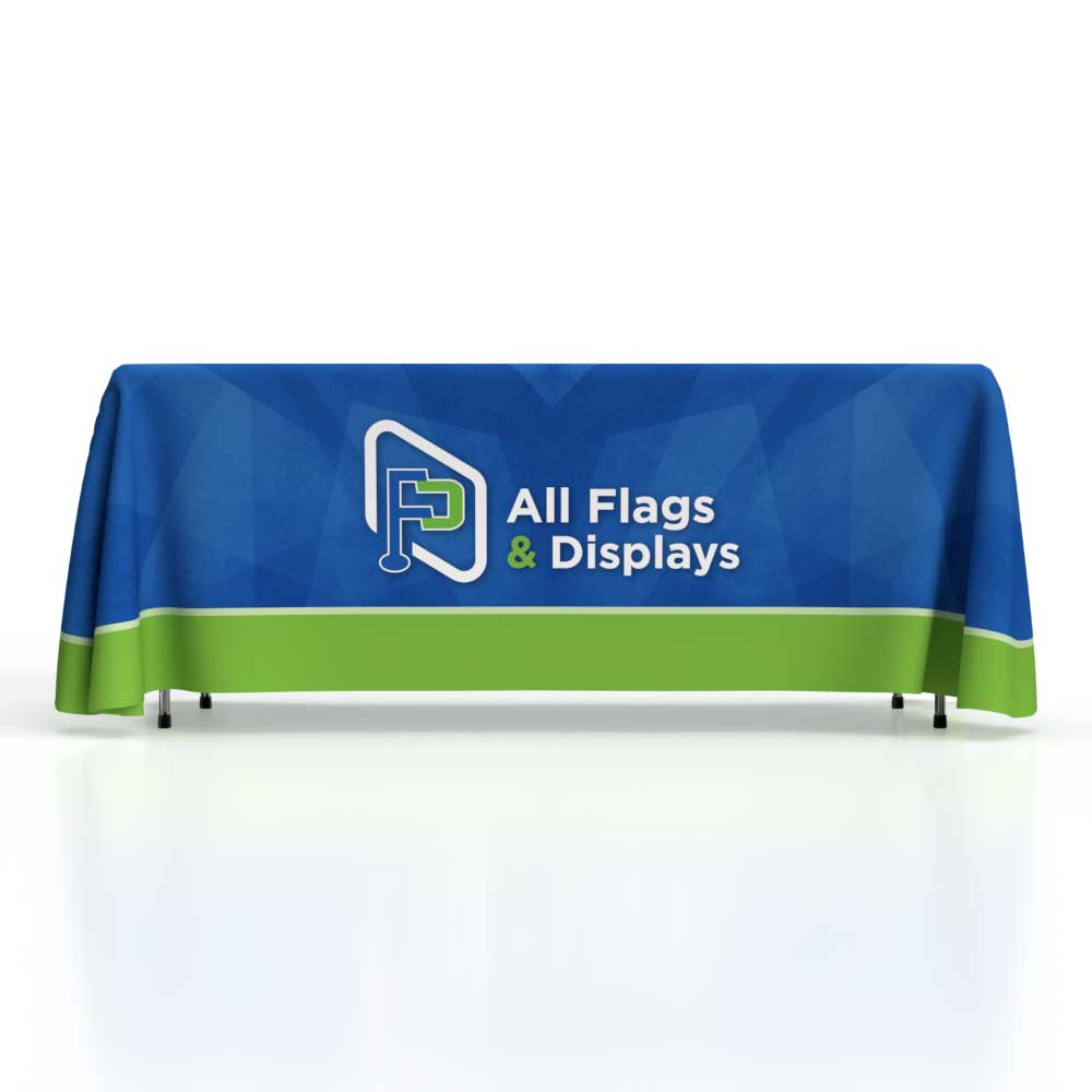 Custom 6FT Table Throw Drape Style - All Flags and Displays