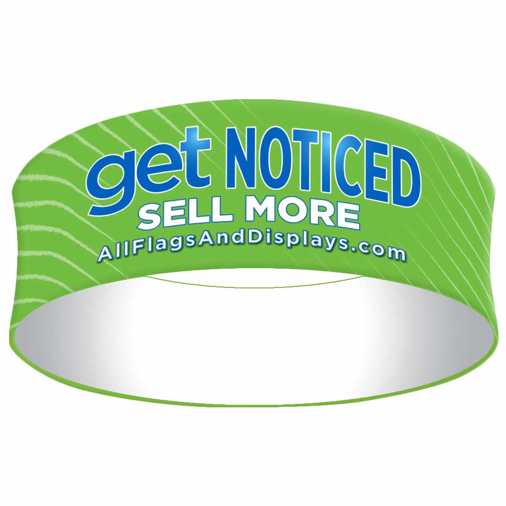 12 ft x 36 in Round Hanging Banner Outside Graphic - All Flags and Displays